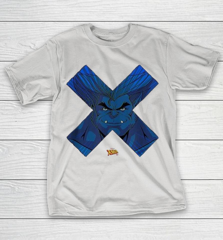 Beast X men 97 Promotional Art X Logo Shirts | WoopyTee