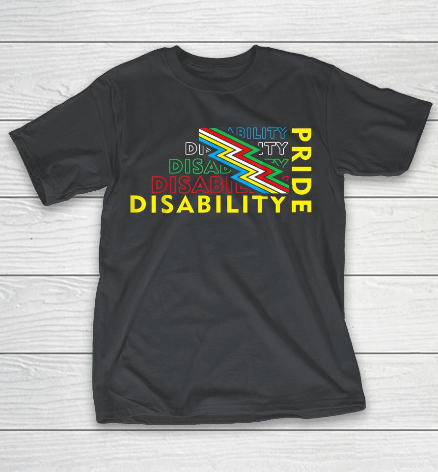 Disability Pride Flag July Supporter Disabled Pride Shirts | WoopyTee