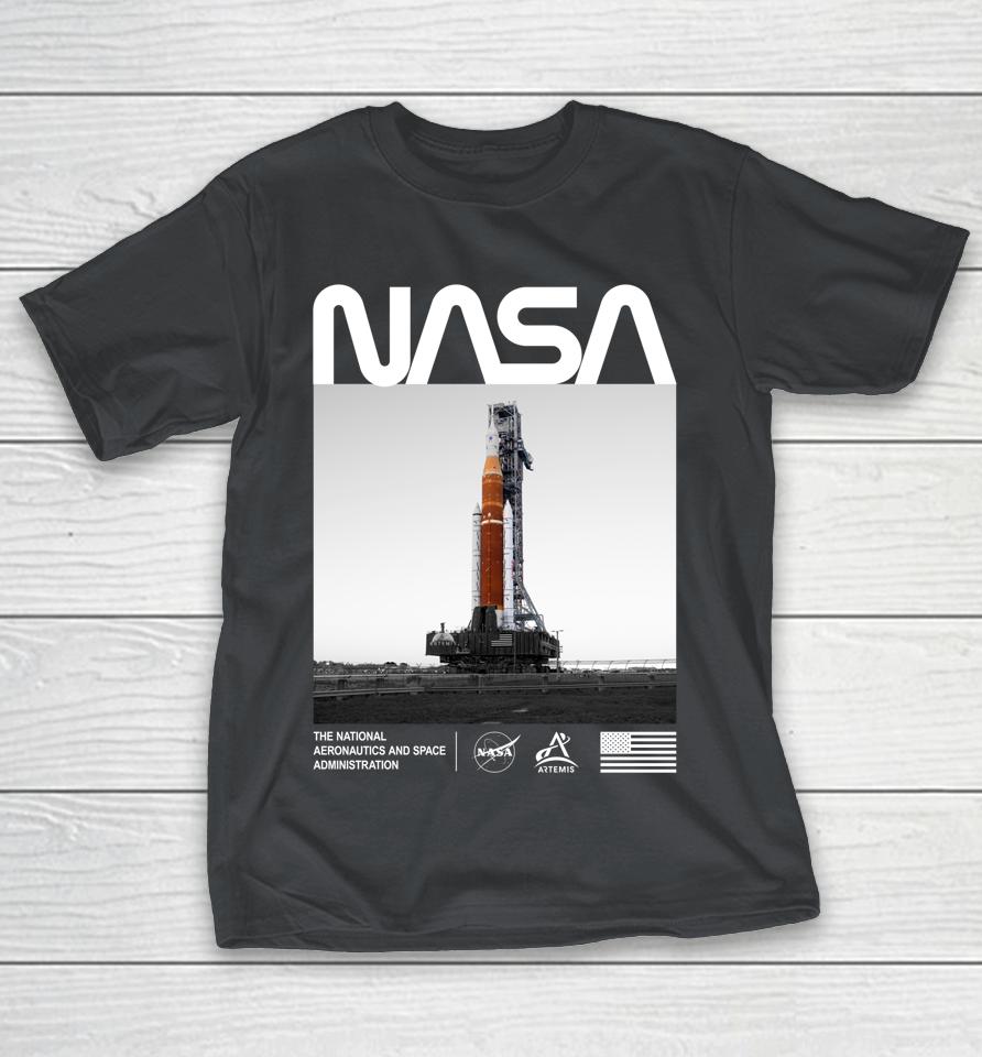 NASA Artemis SLS Space Launch System Worm Insignia Logo Shirts | WoopyTee