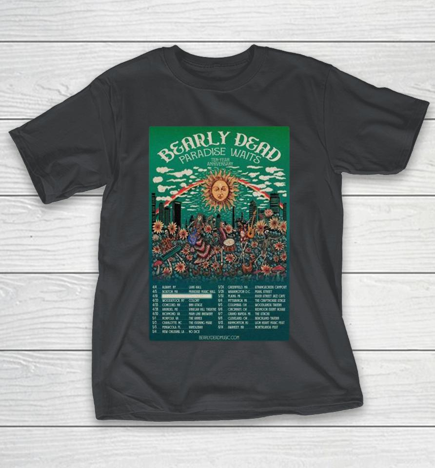Official Bearly Dead Paradise Waits 10 Year Anniversary 2025 Tour Shirts | WoopyTee