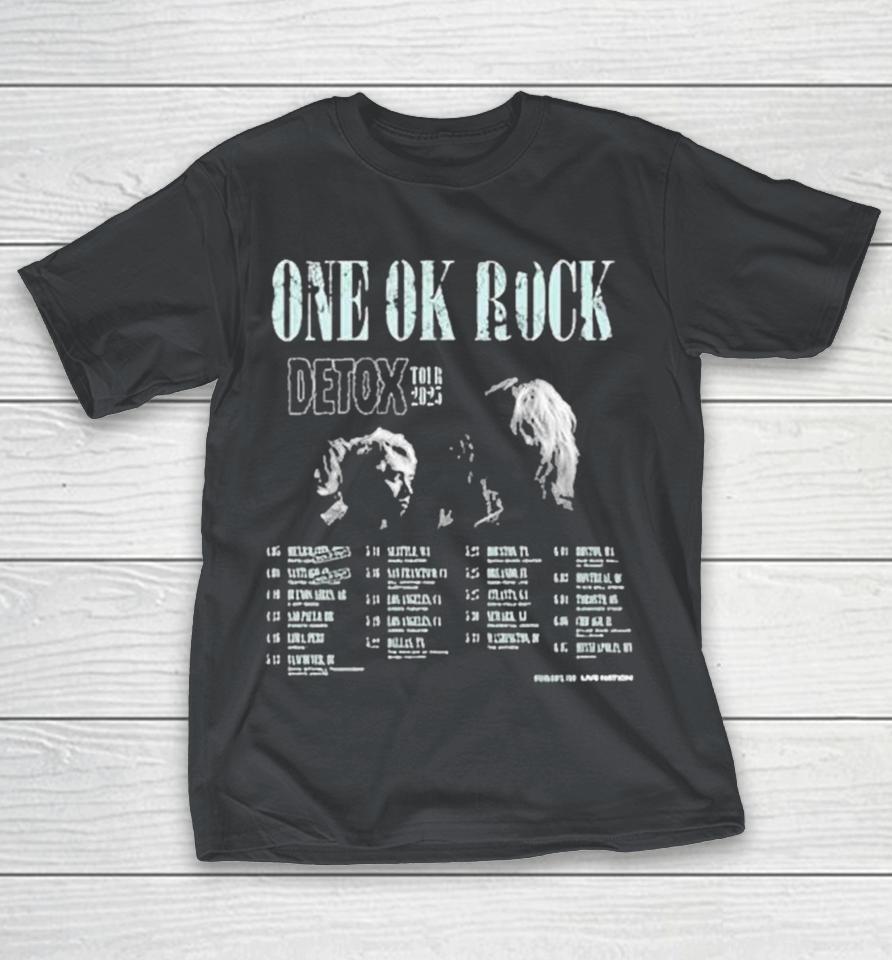 One OK Rock Detox Tour 2025 Dates Shirts | WoopyTee