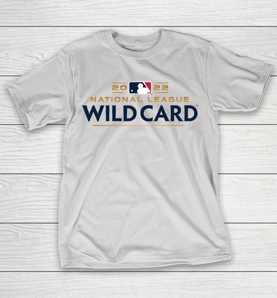 Shop MLB Official National League Wild Card Logo 2022 Shirts | WoopyTee