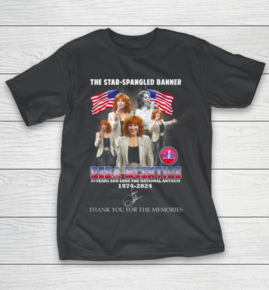 The Star Spangled Banner Reba Mcentire 50 Years Ago Sang The National ...